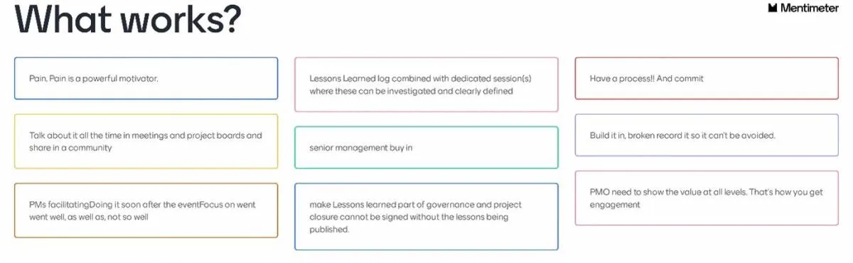 The Definitive Guide to Lessons Learned - Wellingtone