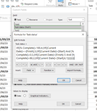 Using colour codes to indicate activity status in Microsoft Project ...
