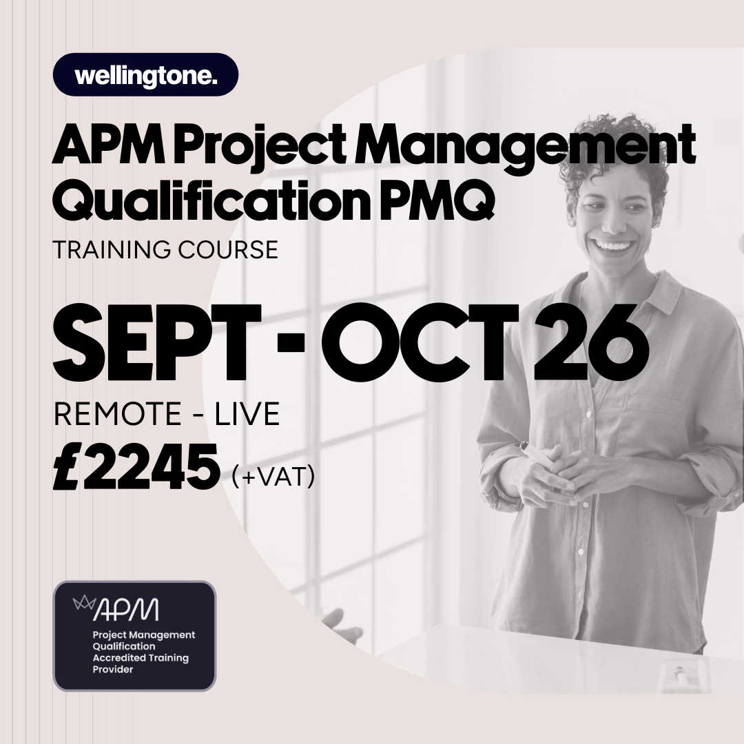 APM PMQ Project Management Training Qualification | Wellingtone