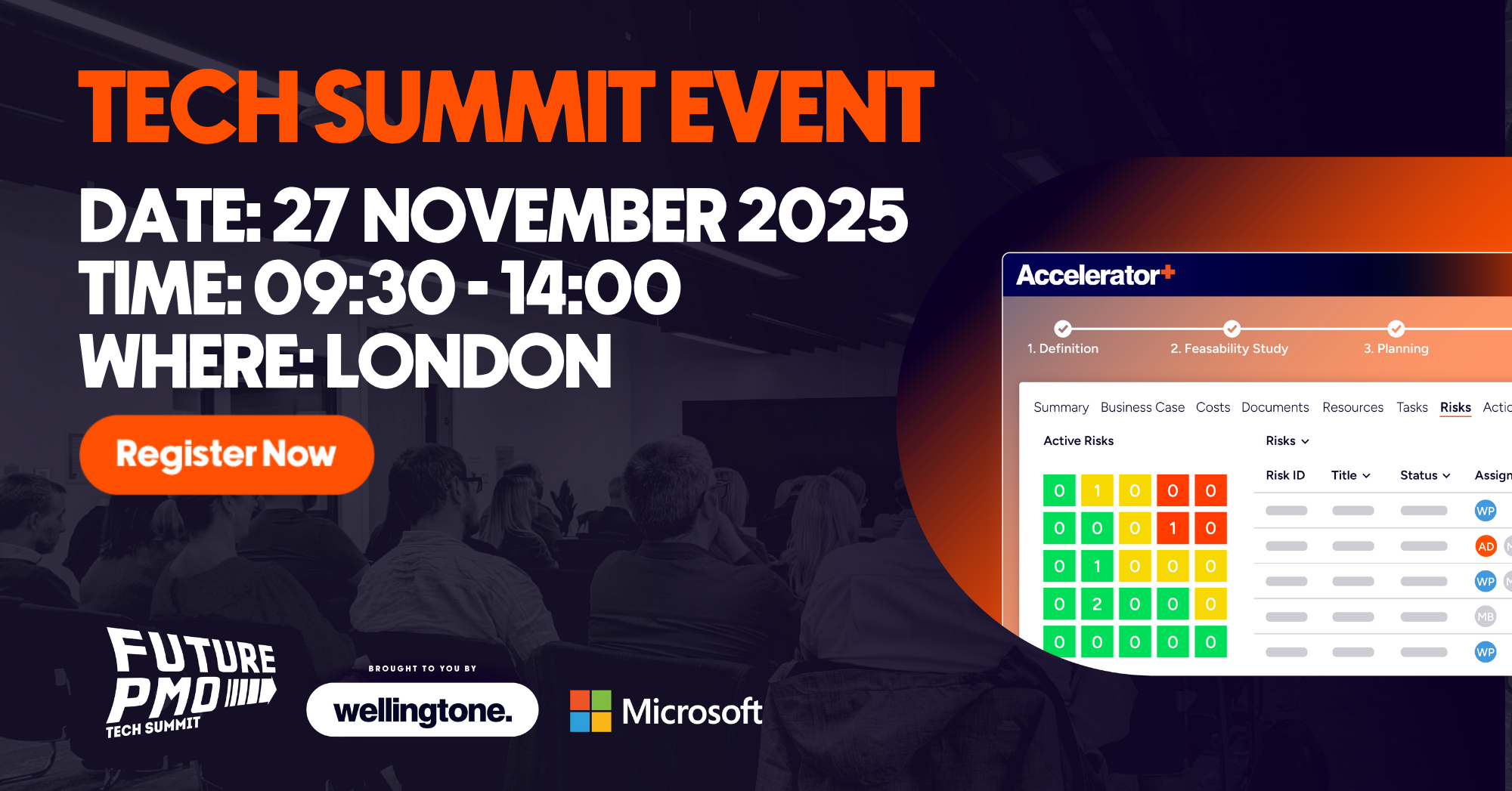 Wellingtone Events | PMO, Project Management & Microsoft